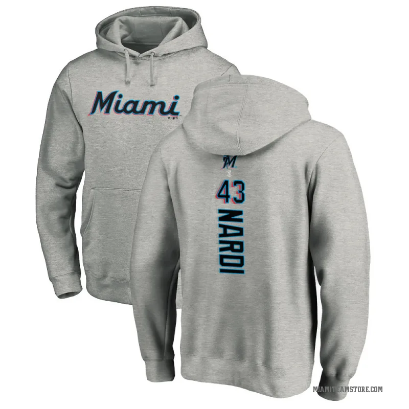 Andrew Nardi Hoodie | Authentic Miami Marlins Andrew Nardi Hoodies ...